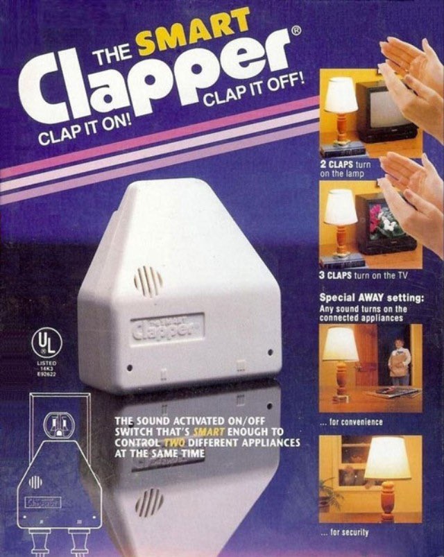 The Clapper: encendiendo luces con palmadas desde 1985 @ teknoPLOF!